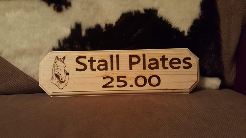 Stall Plates - Custom Engraved Goods - Kim's Custom Engraving ...