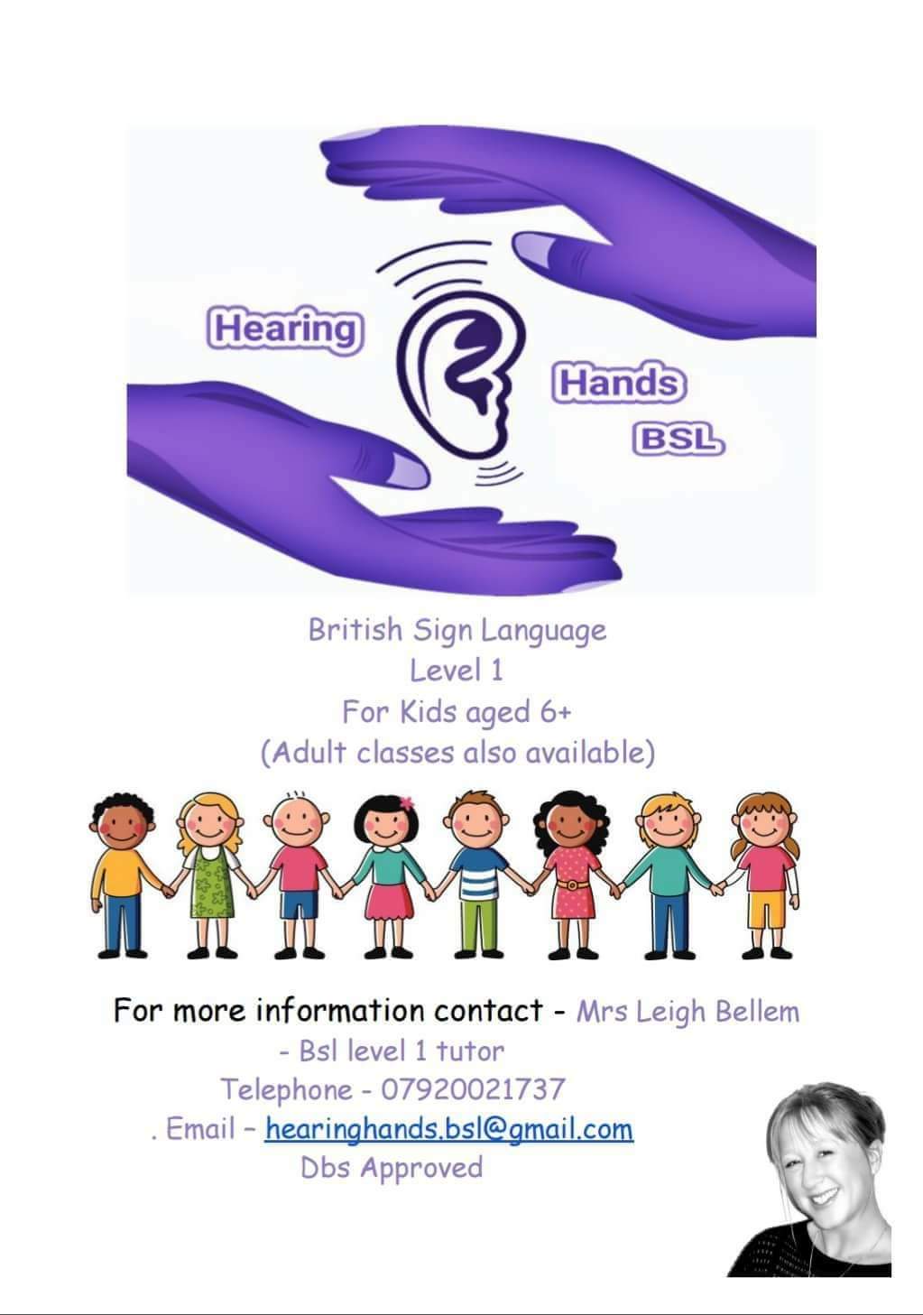 Hearing Hand's BSL - Tutoring in Westgate On Sea