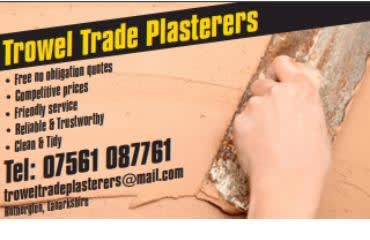 Plasterer | Trowel Trade Plasterers..