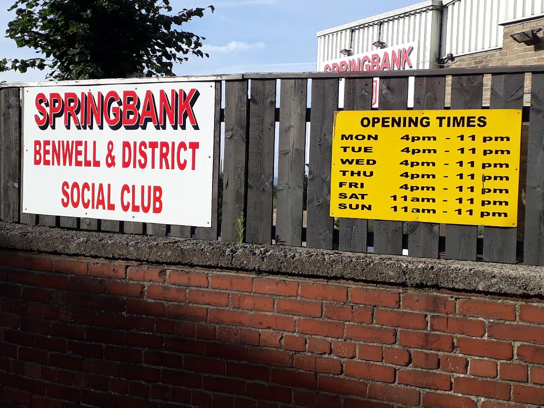 Benwell & District Social Club Springbank