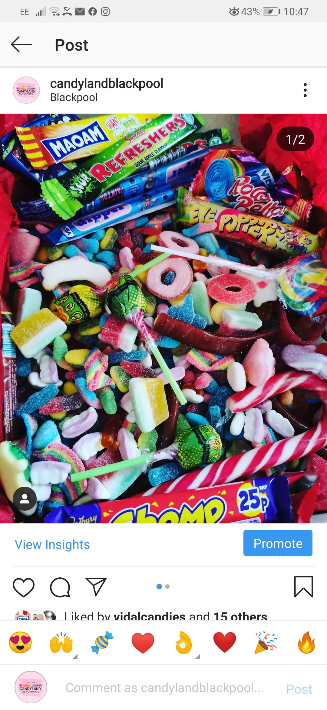 Delivers sweets and treats - Service Menu - Candyland Blackpool | Sweet ...