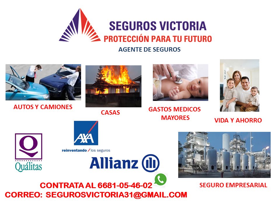 Seguros Victoria - Agente de seguros | Los Mochis