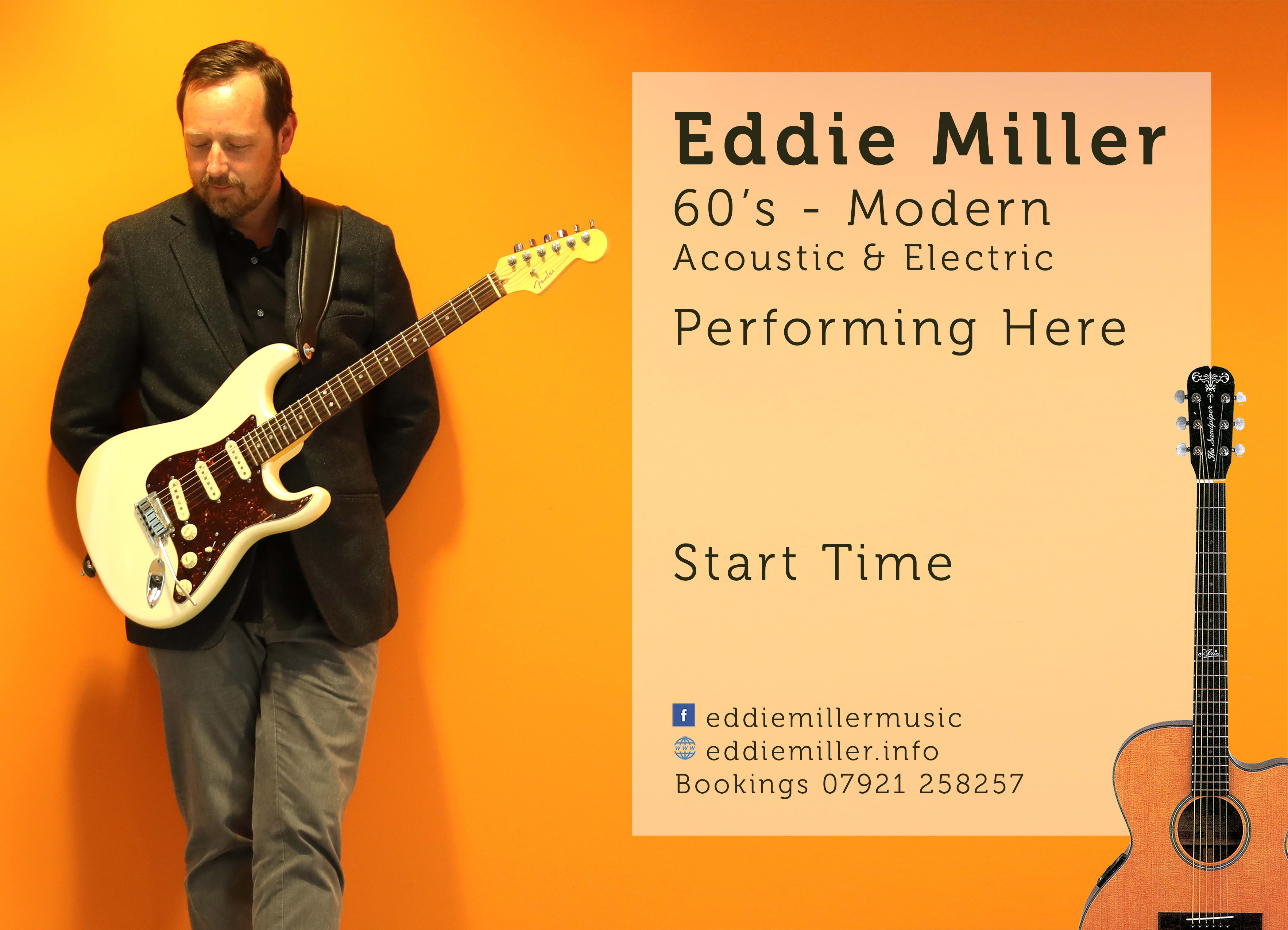 Eddie Miller - Music Artist - EDDIE MILLER -Music Artist | Crawley