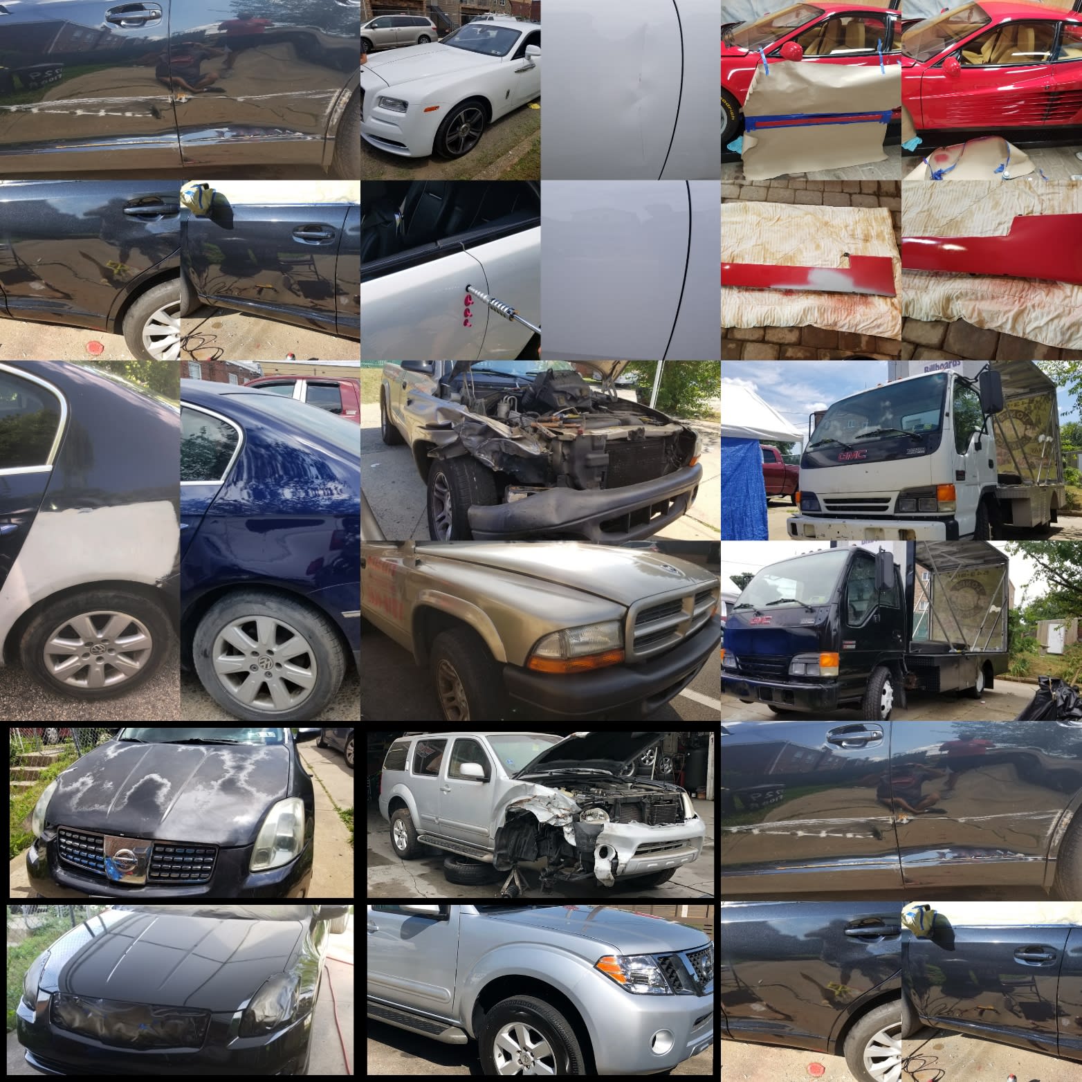Full auto body repair All makes and models - What I Offer - New Finish ...