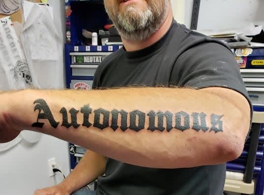 Autonomous tattoo - Bronctattooaus.com