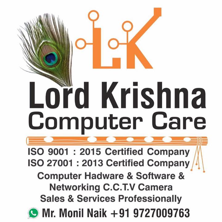 Krishna Computer Logo Shree Krishna Flute' Computer Backpack