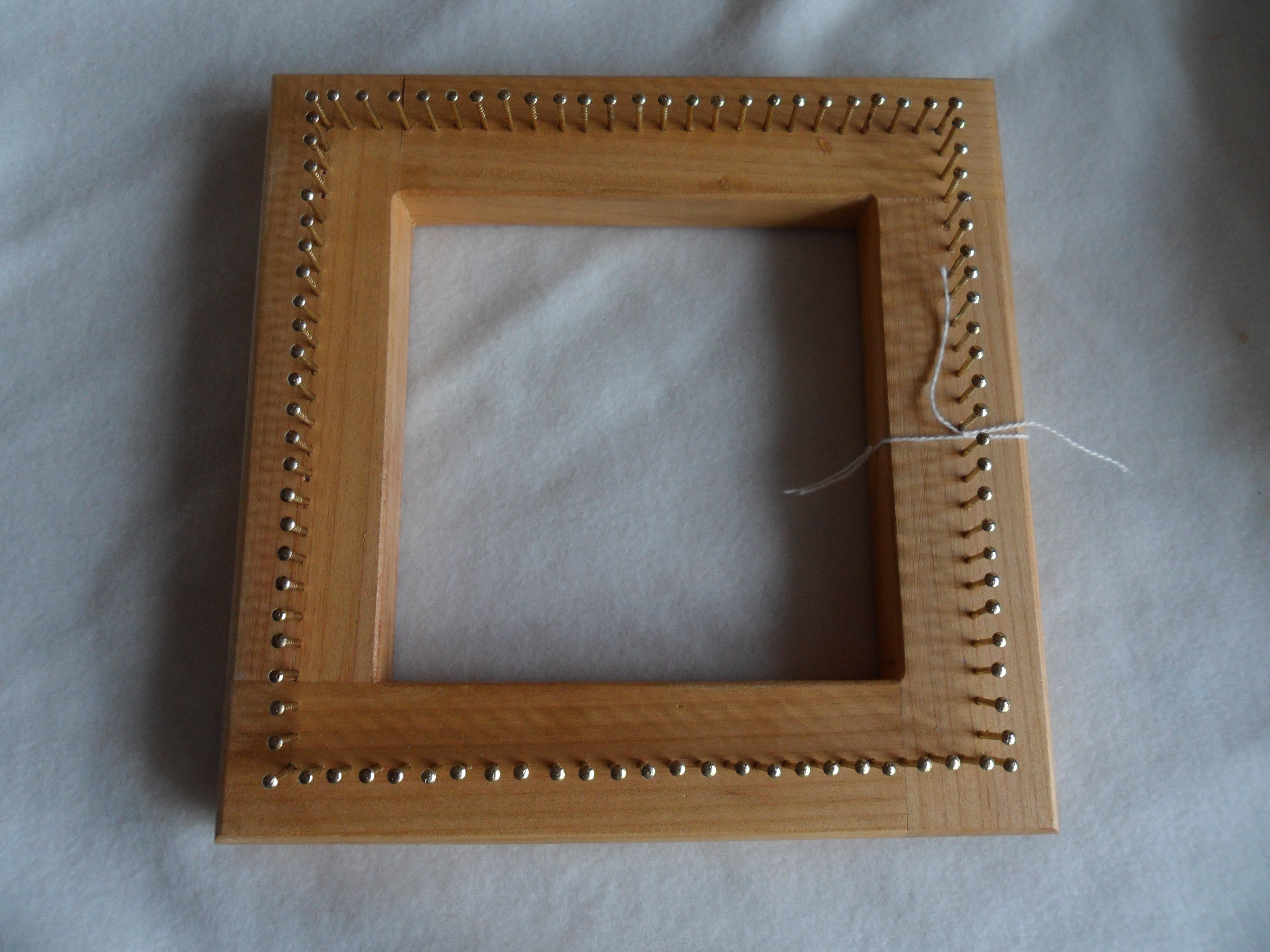 Pin loom - (6inch)16cm solid wood, 6mm pin gap. - Pin and peg loom shop ...