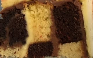cheque sponge cake - Baked Goods - Cake Delusions - Cake Shop | London