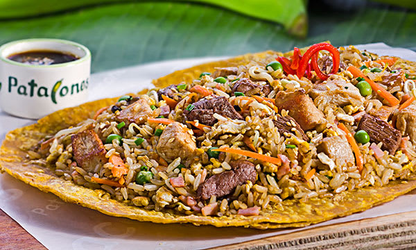 Patacon cinco carnes - Menú - Míster Patacon Relleno - Patacones ...