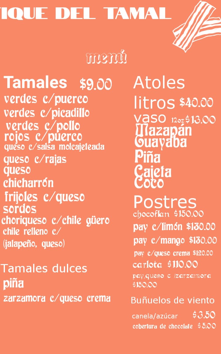 Tamales - Nuestras opciones - La Boutique del Tamal | Zacatecas