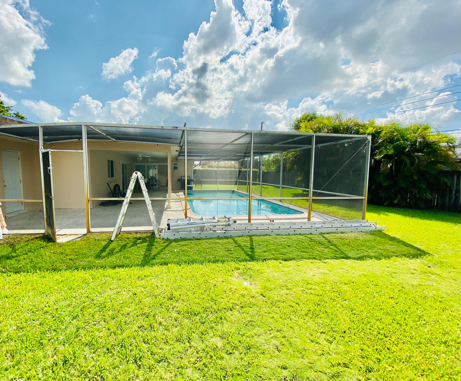 AES Screens - Pool Enclosure Installation | Aventura, FL