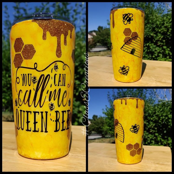 You Can Call Me Queen Bee 🐝 - Stainless Steel Tumblers - ClassE ...