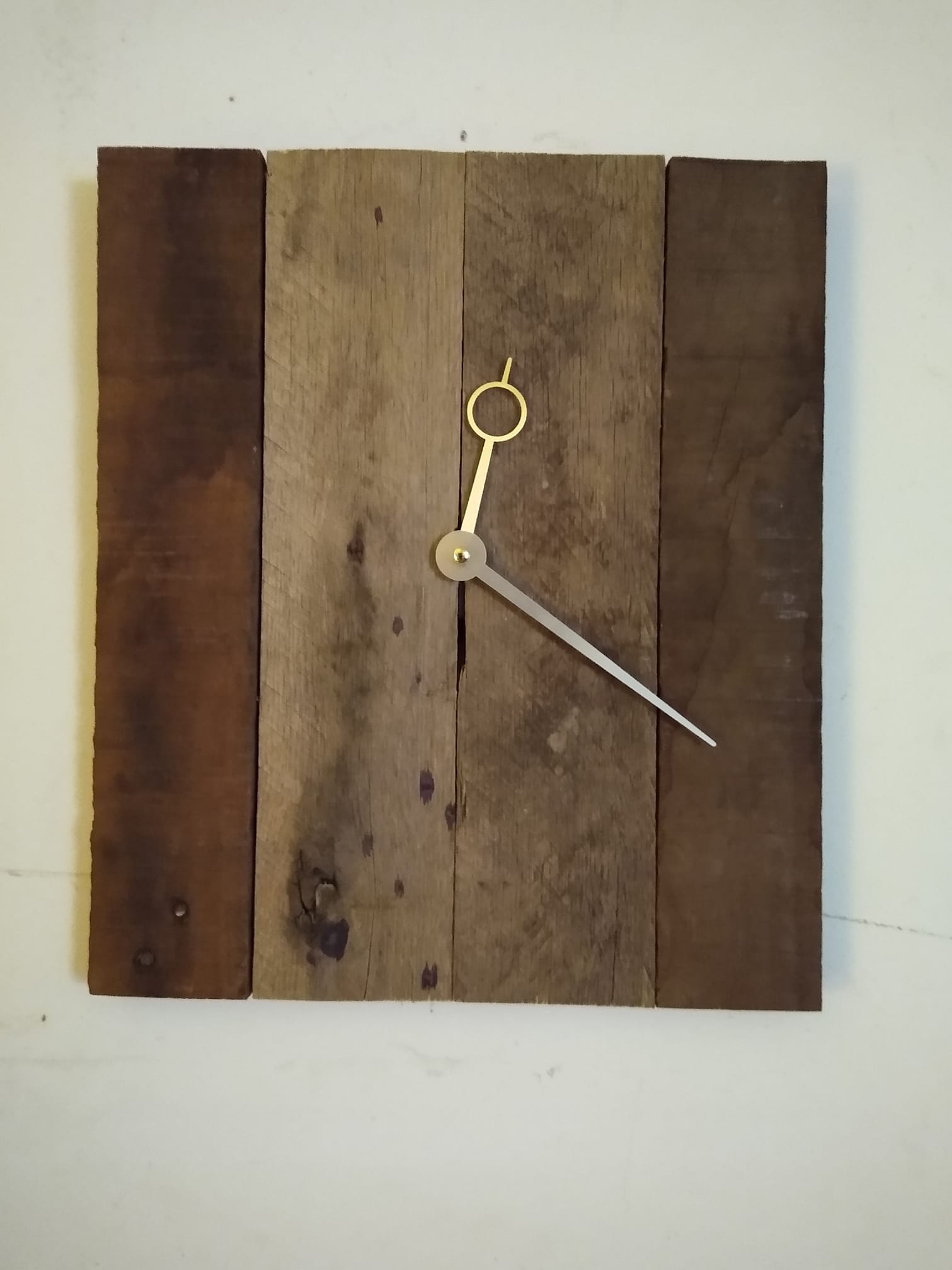 Reclaimed Wood Wall Clock