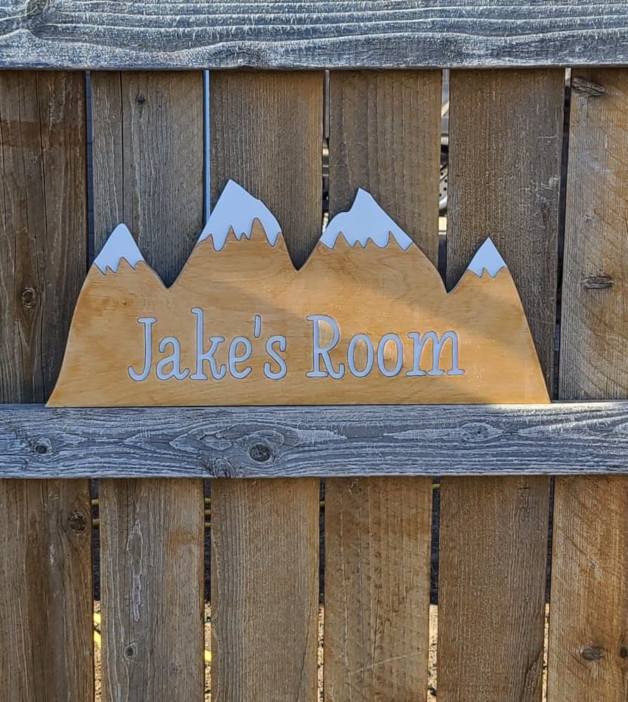Personalized Kids Room Sign - Family Oriented - Stylish Engraving ...