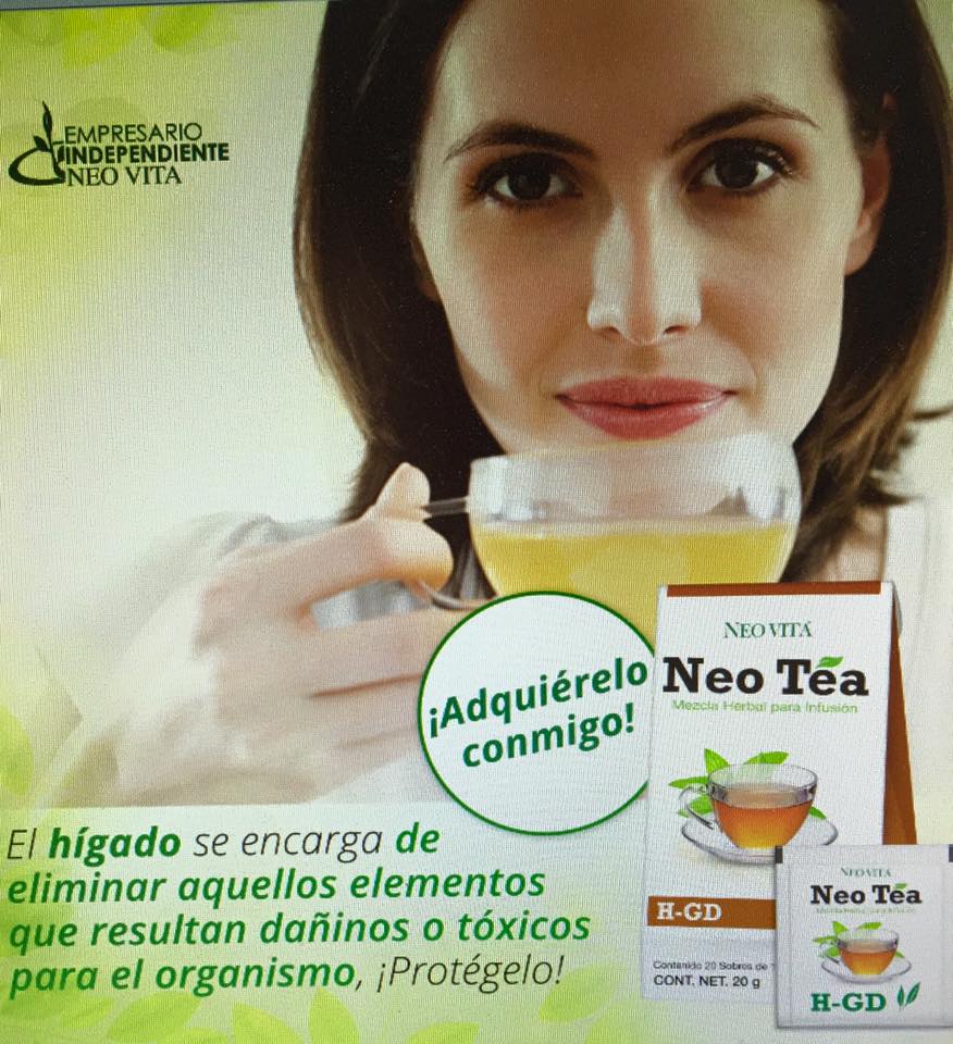 NEO TEA HGD Favorece la eliminación de toxinas y fortalece al hígado