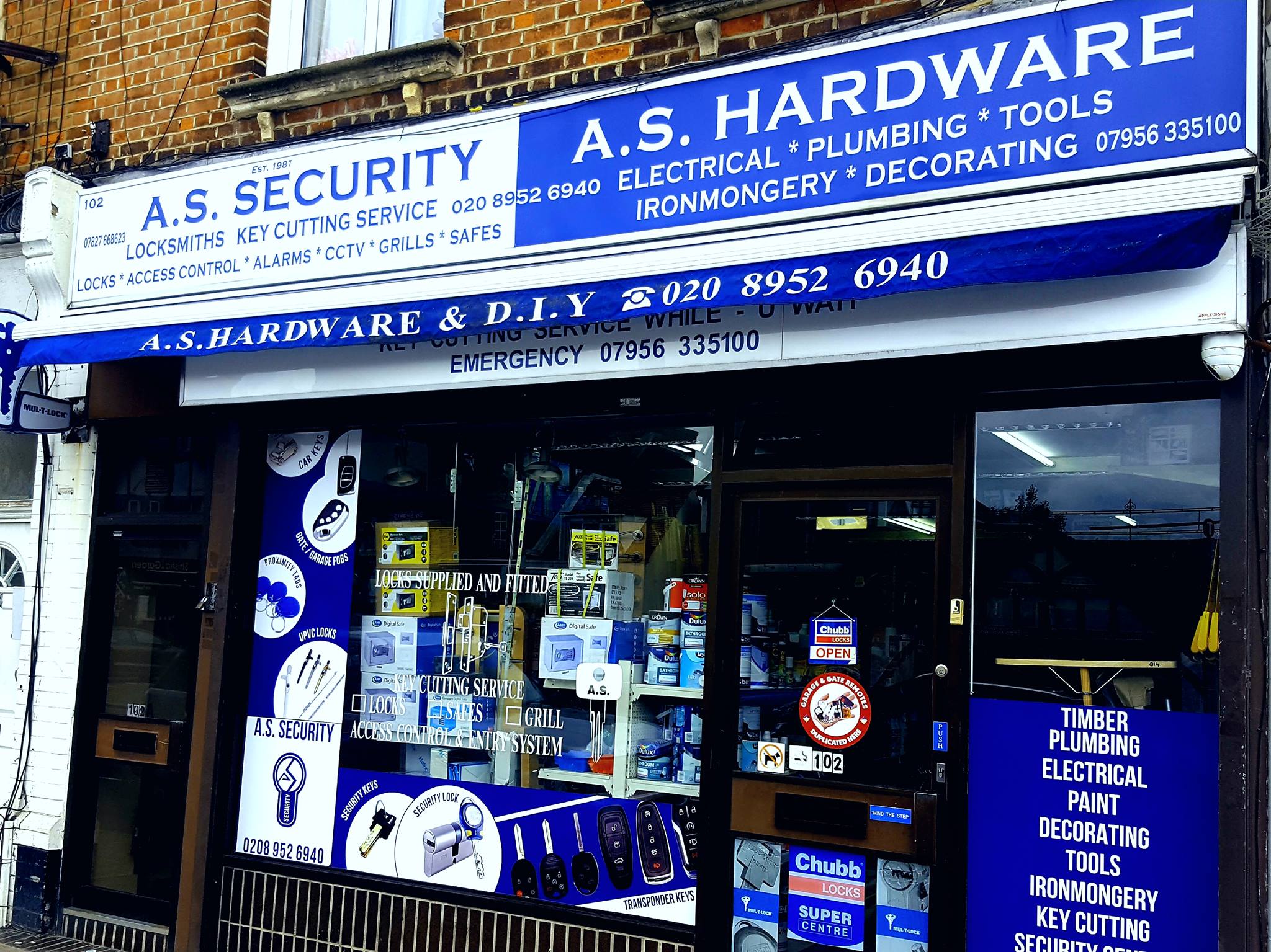 Hardware Shop in Edgware - AS Hardware & Security | Hardware Store - London