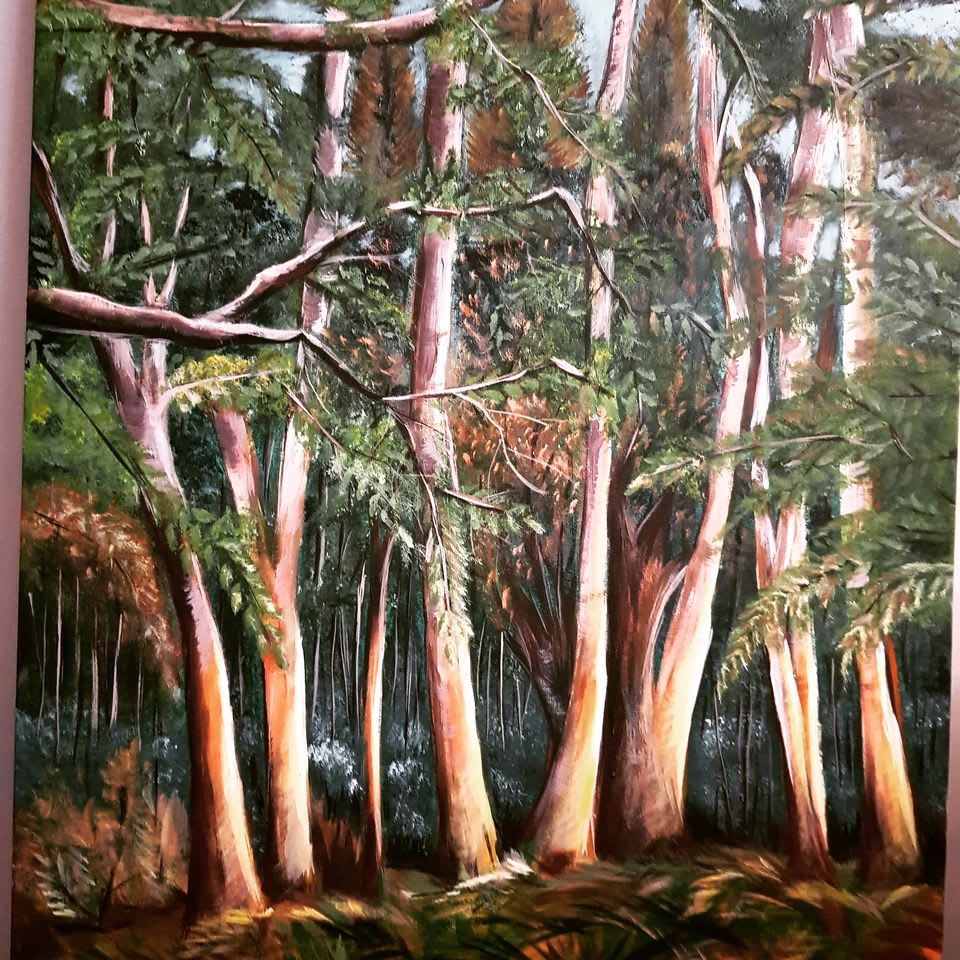 Limited Edition 'Sunset trees' - Trees/woodlands prints - Artmind2soul ...