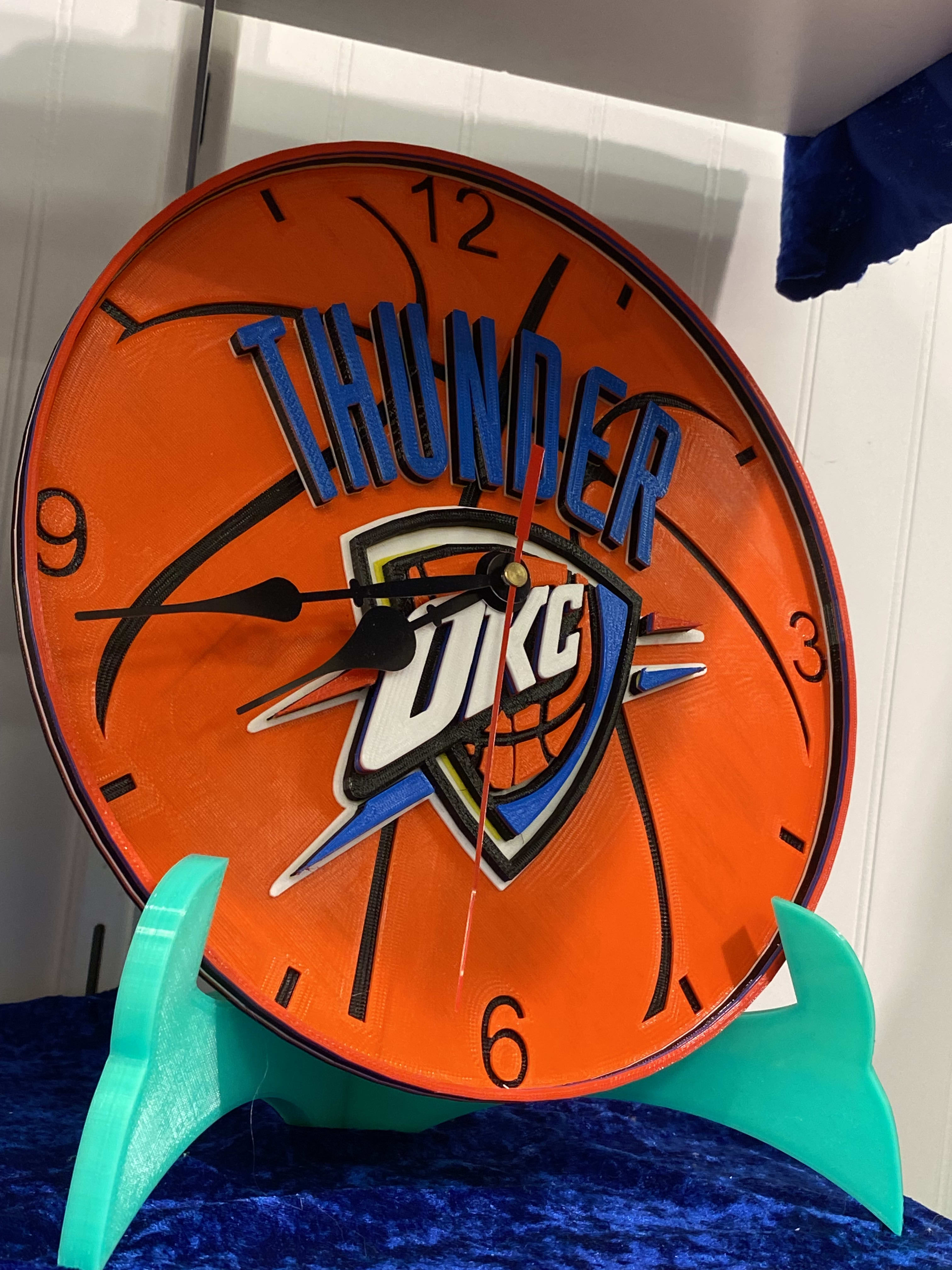 THE THUNDER CLOCK - CLOCKS - Jaws 3D Print and Design LLC - 3D Printing ...