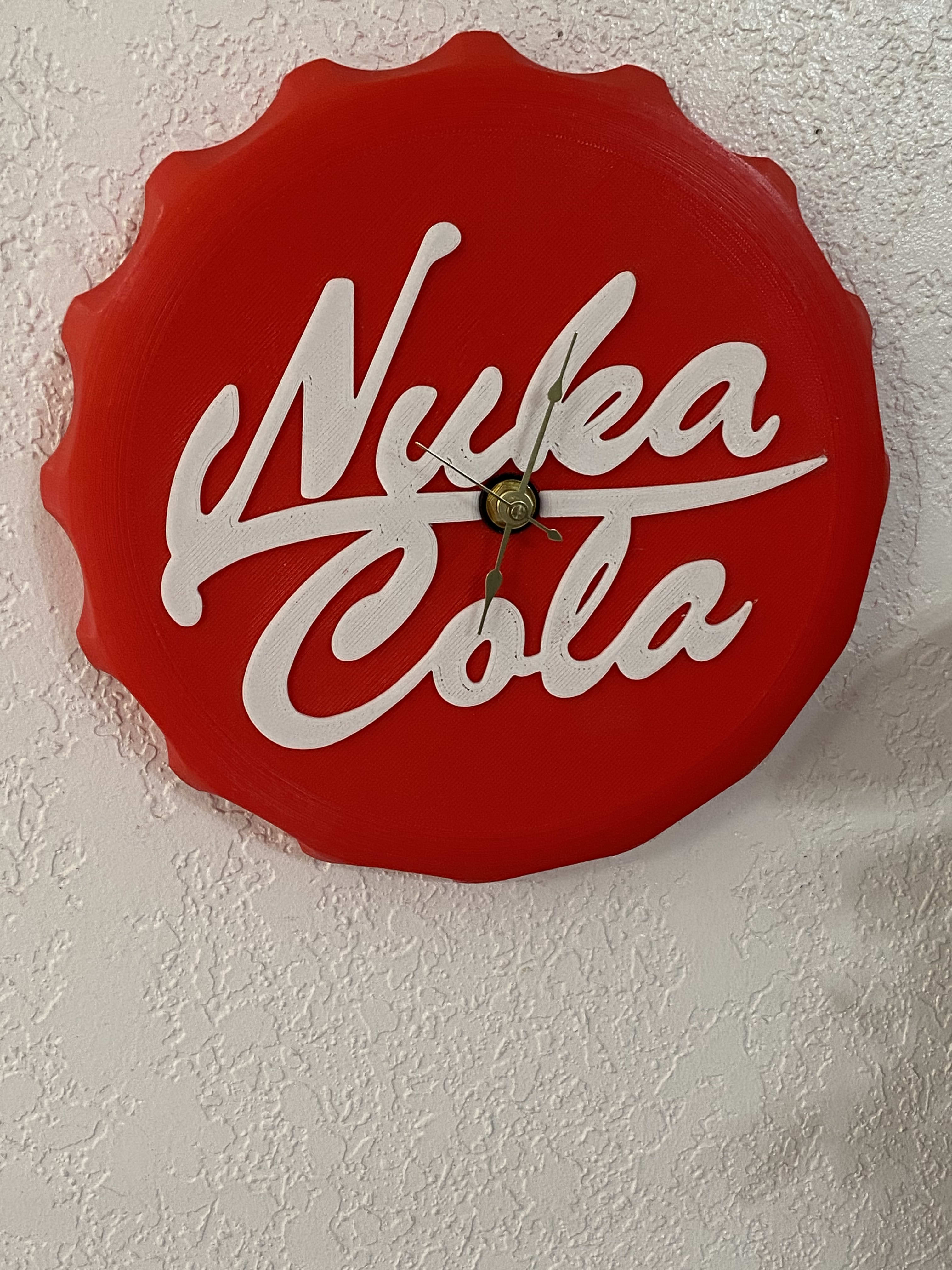 NUKE COLA CLOCK - CLOCKS - Jaws 3D Print and Design LLC - 3D Printing ...