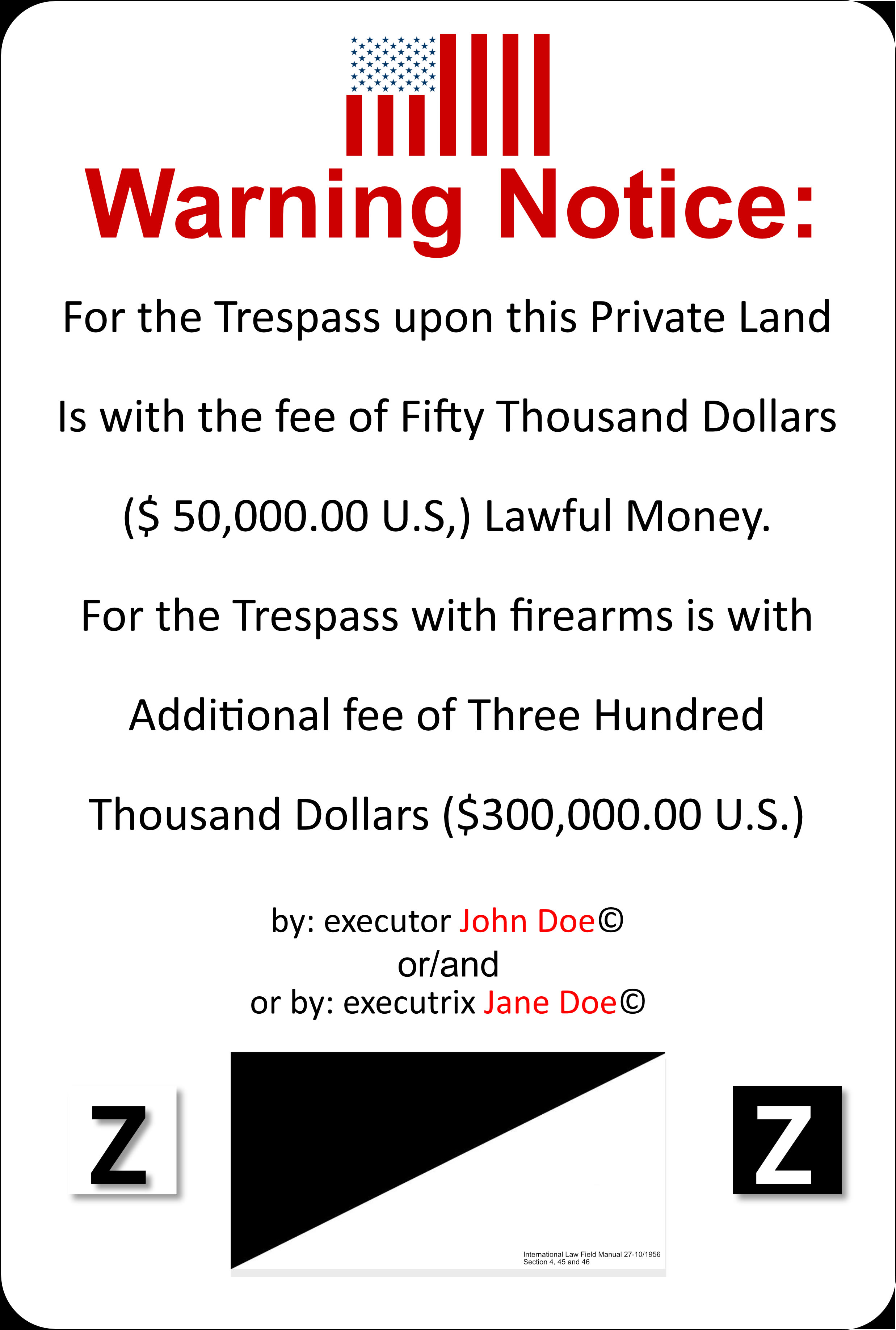 Warning Notice - Signs - ASN Plates and More | Sign Maker in Elkmont