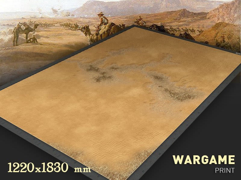 Desert 6x4 feet Wargame Mat - Desert Mat - Tiny War Games | Wargame ...