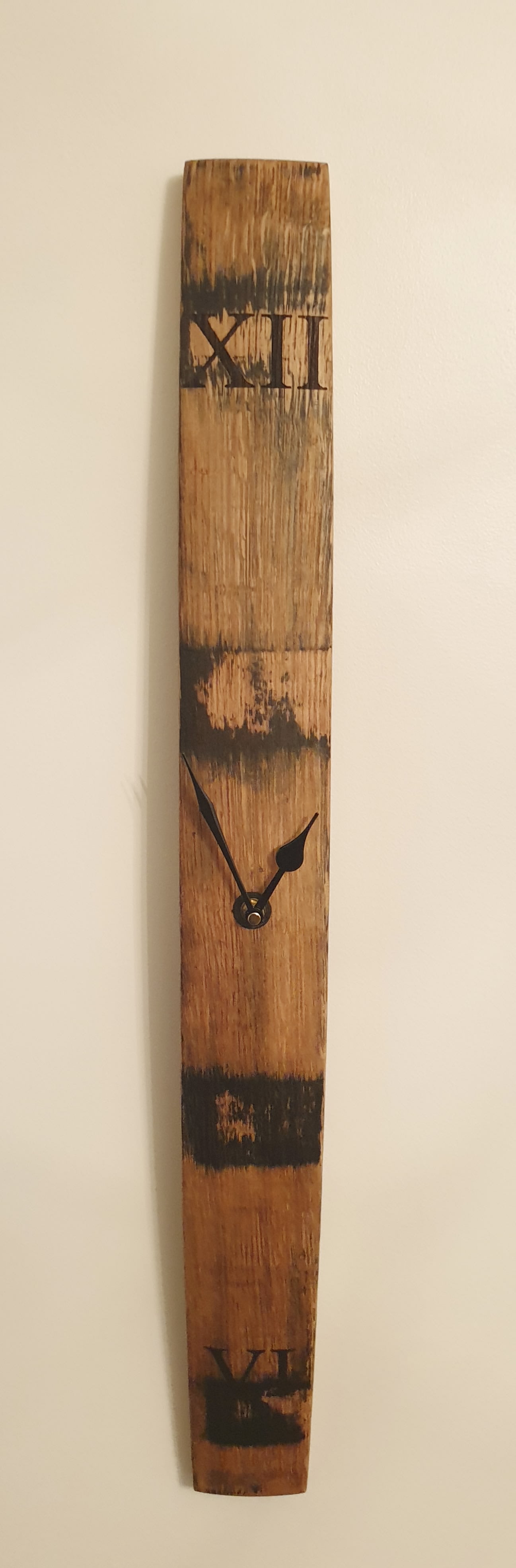 whisky barrel stave wall clock - Clocks - Handcrafted Timber Goods ...
