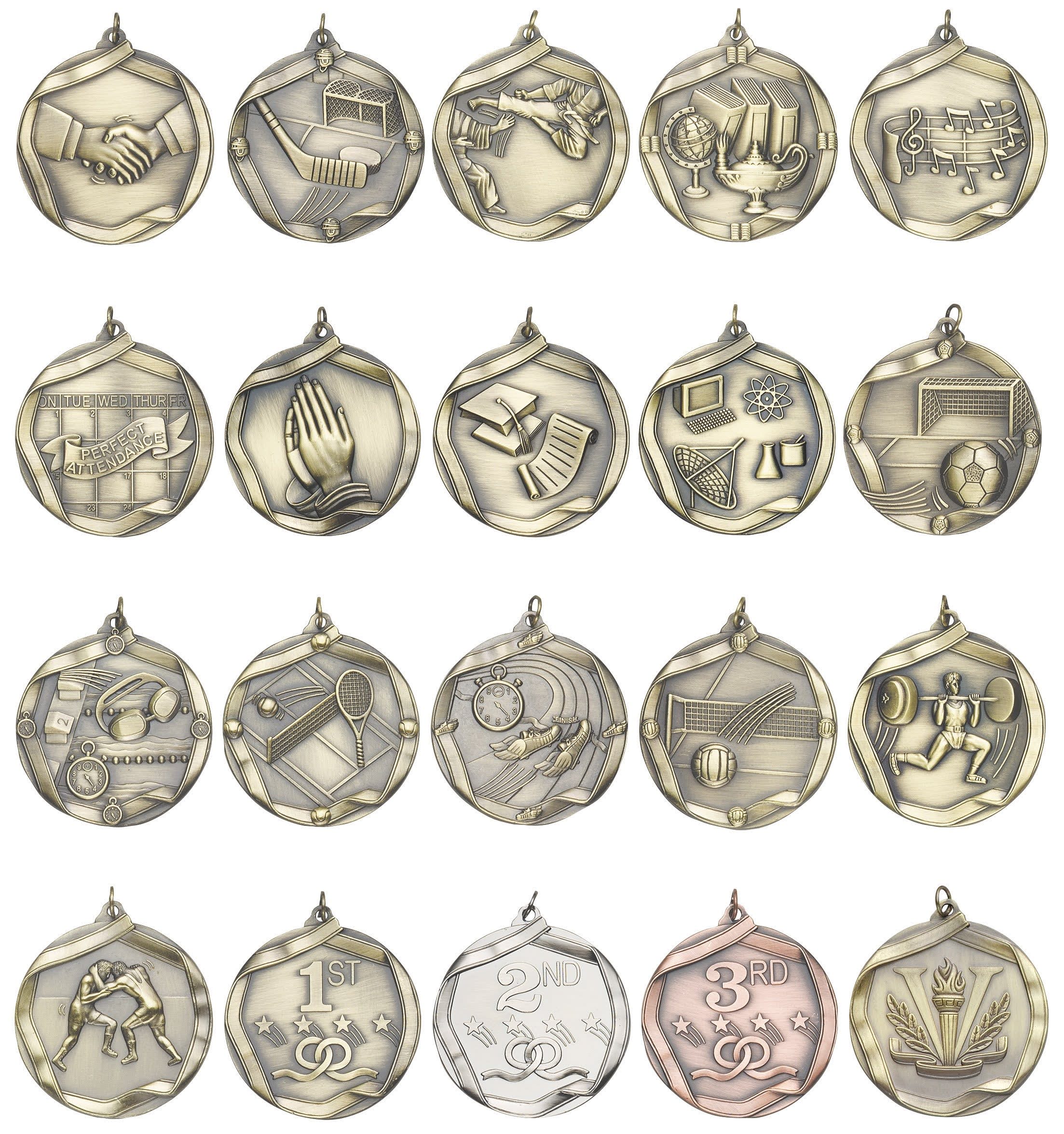 Medallions & Sport Medals - Medallions, Medals and Mylars - Engravers ...