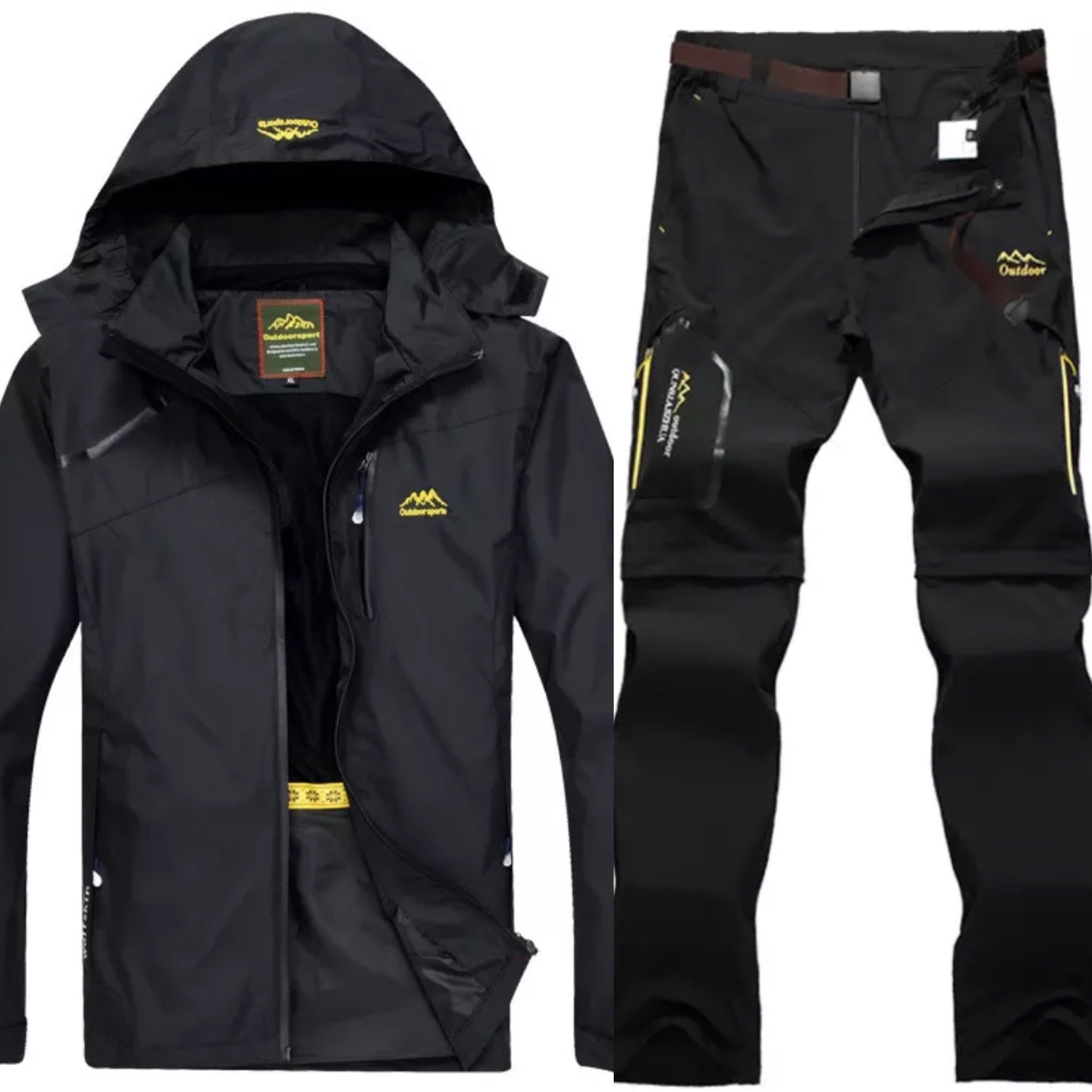 Lightweight Waterproof Suit Black - Suits - Outdoorz | Outwear For ...