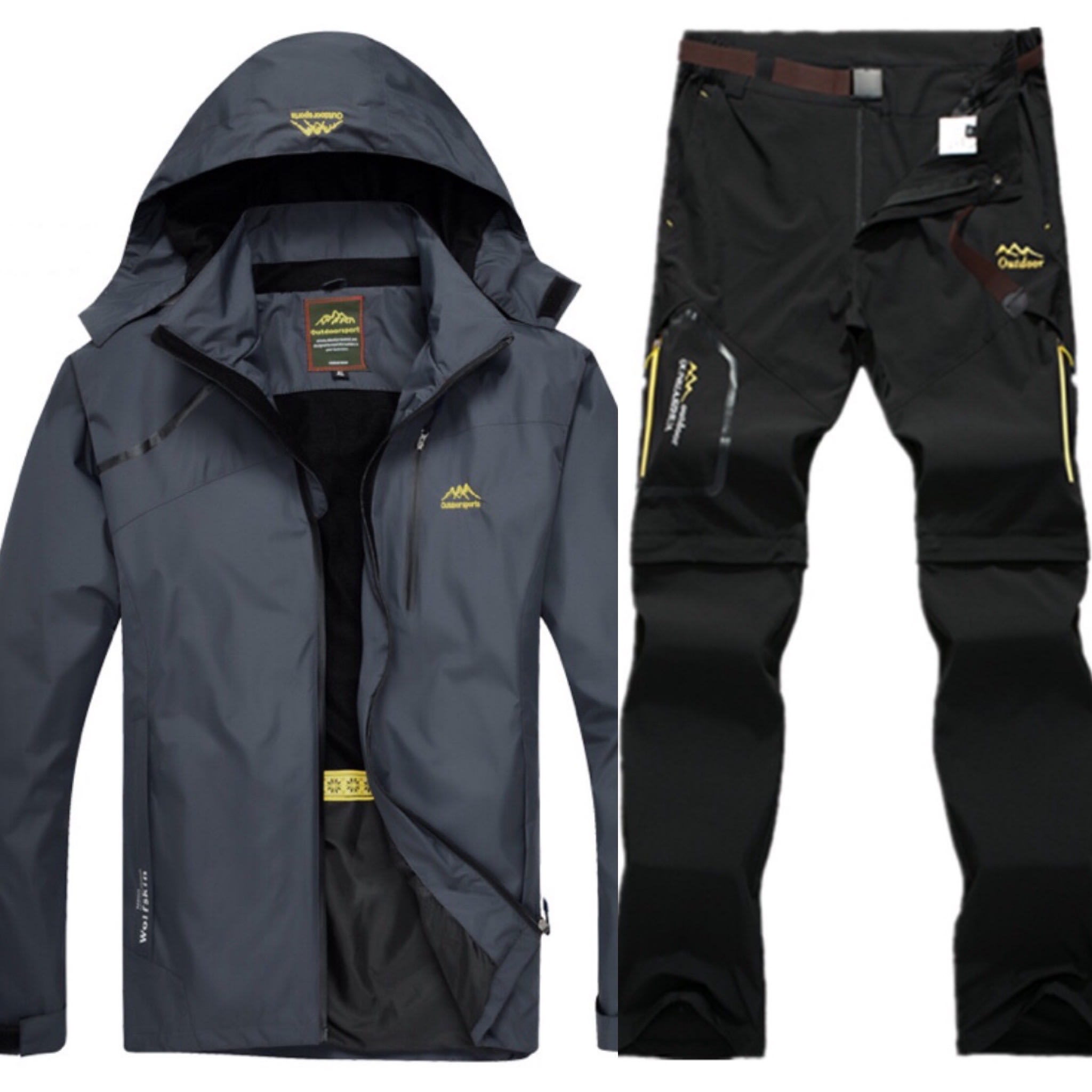 Lightweight Waterproof Suit Grey - Suits - Outdoorz | Outwear For ...