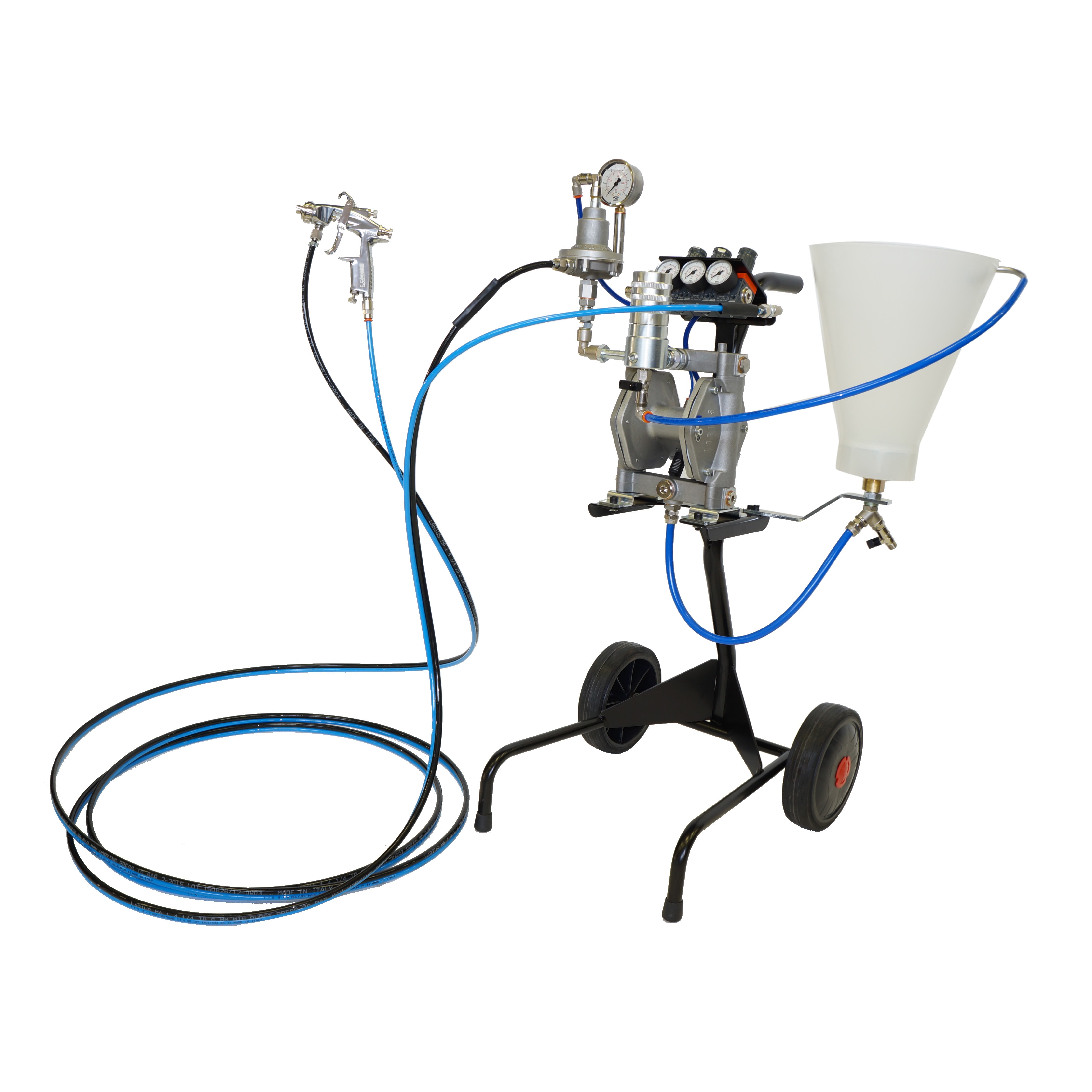 L2 Pneumatic Low Pressure Sprayers, Cart Mounted, With 6L Suction Tank