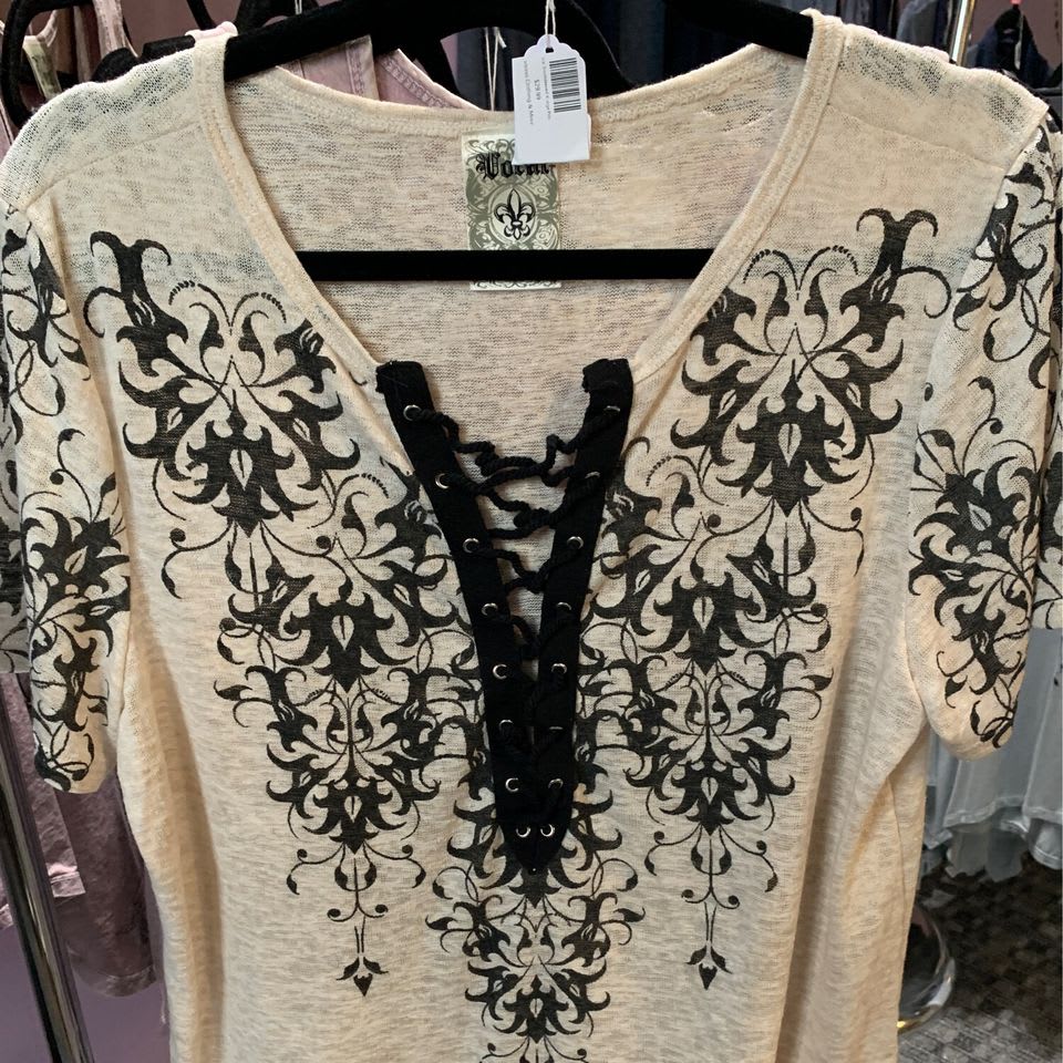 Vocal Shortsleeved Large Print Oatmeal - Vocal Clothing - Cheap ...