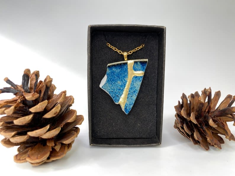 Kinboru - Kintsugi Imperfect Necklace, Healing - Necklaces - Kinboru ...