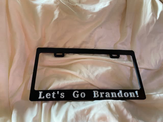 LETS GO BRANDON! - LICENSE PLATE FRAMES - Jaws 3D Print and Design LLC ...