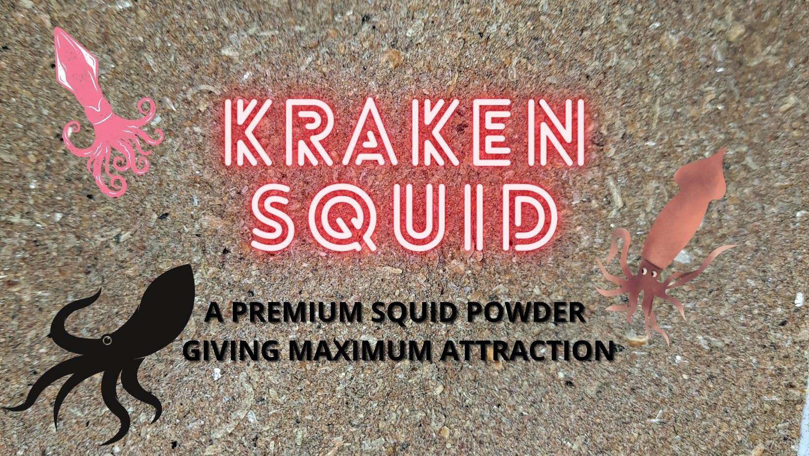 Kraken Squid - Enzyme Powders and Additives - Fishing Bait | Scientific ...