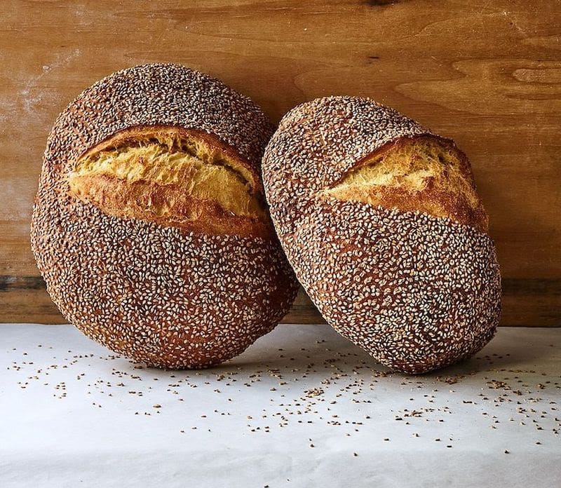 Artisan Sesame Semolina Round - Artisan Breads - The Flour Box Bakery ...