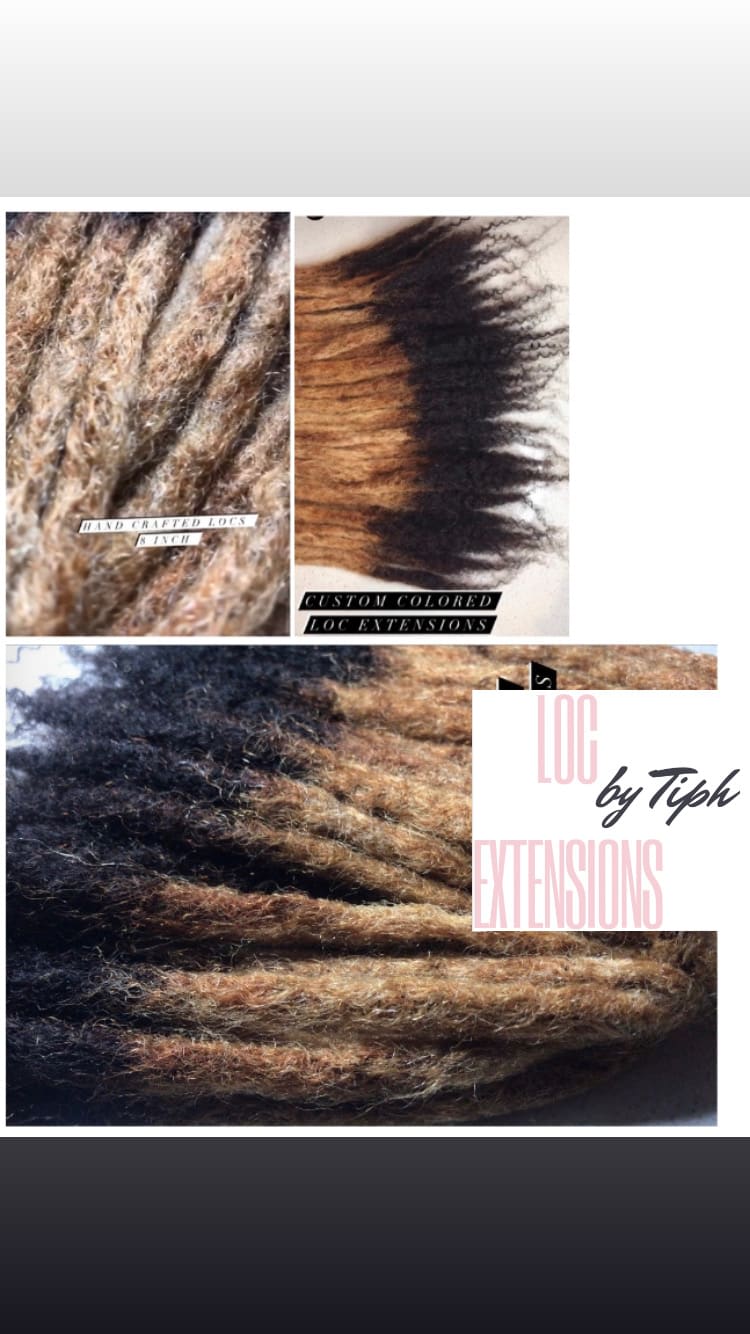 Handcrafted Traditional Locs - Handcrafted Loc Extensions - Extended ...