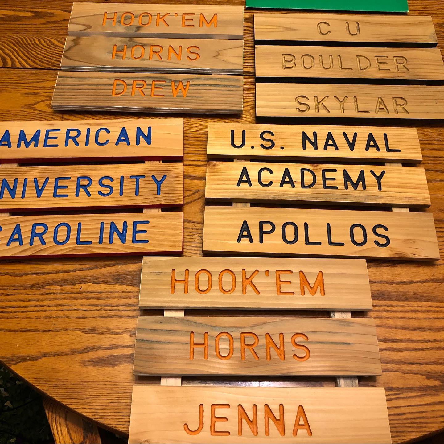 12” x 13” Personal Signs - Personalized Wooden Items - From the ...