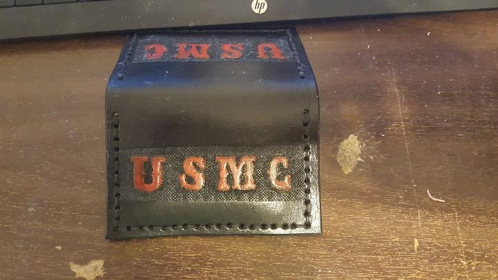Military Service - USMC Bi-fold - Wallets - Beaufort Leathers ...