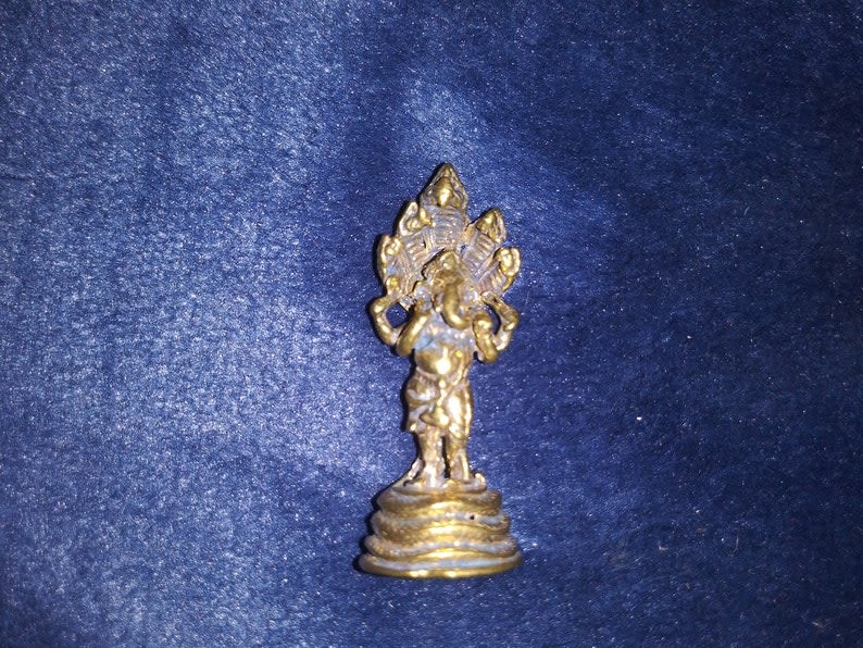 Thai Amulet-Ganesh-Lord Ganesha - Unusual Magic Items - Midnight Magick ...