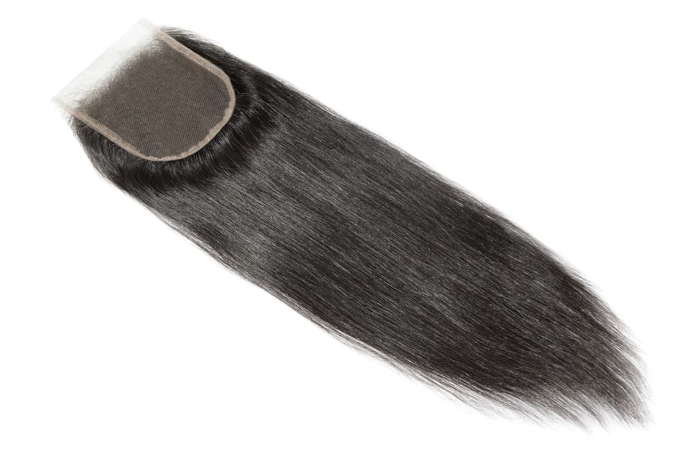 4 x 4 Free Part Straight Closure - 100% Human Hair Closures & Frontals ...