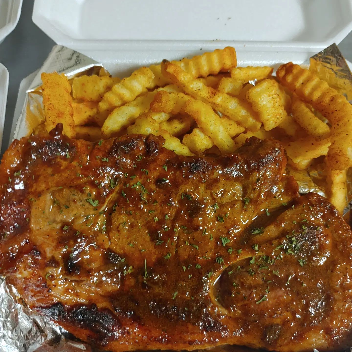 Pork Steak Special - House Specialties - Pigg-Ah-Boo's | Grill ...
