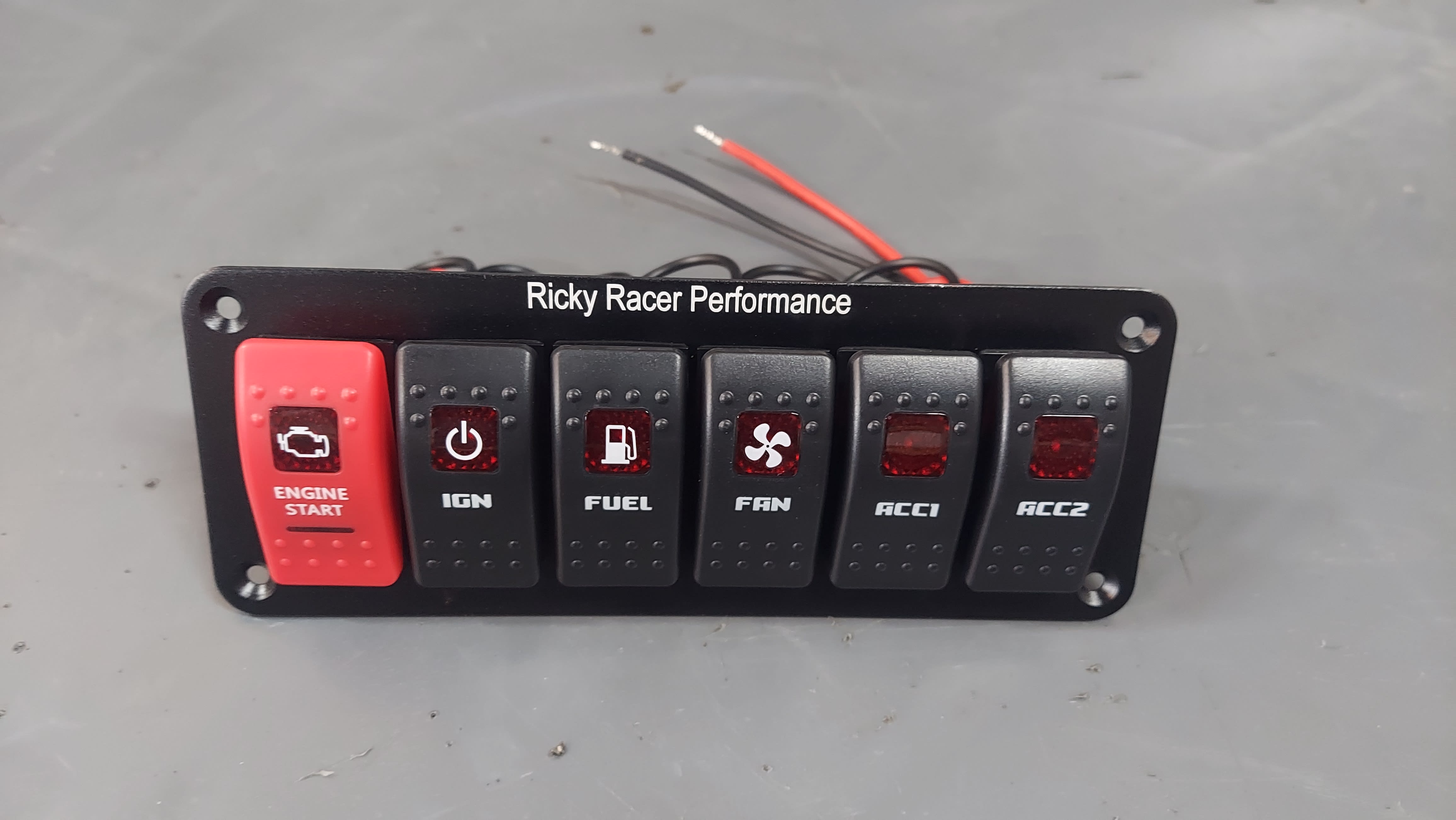 Prewired Switch Panel - Engine Harness & Electronics - Ricky Racer ...