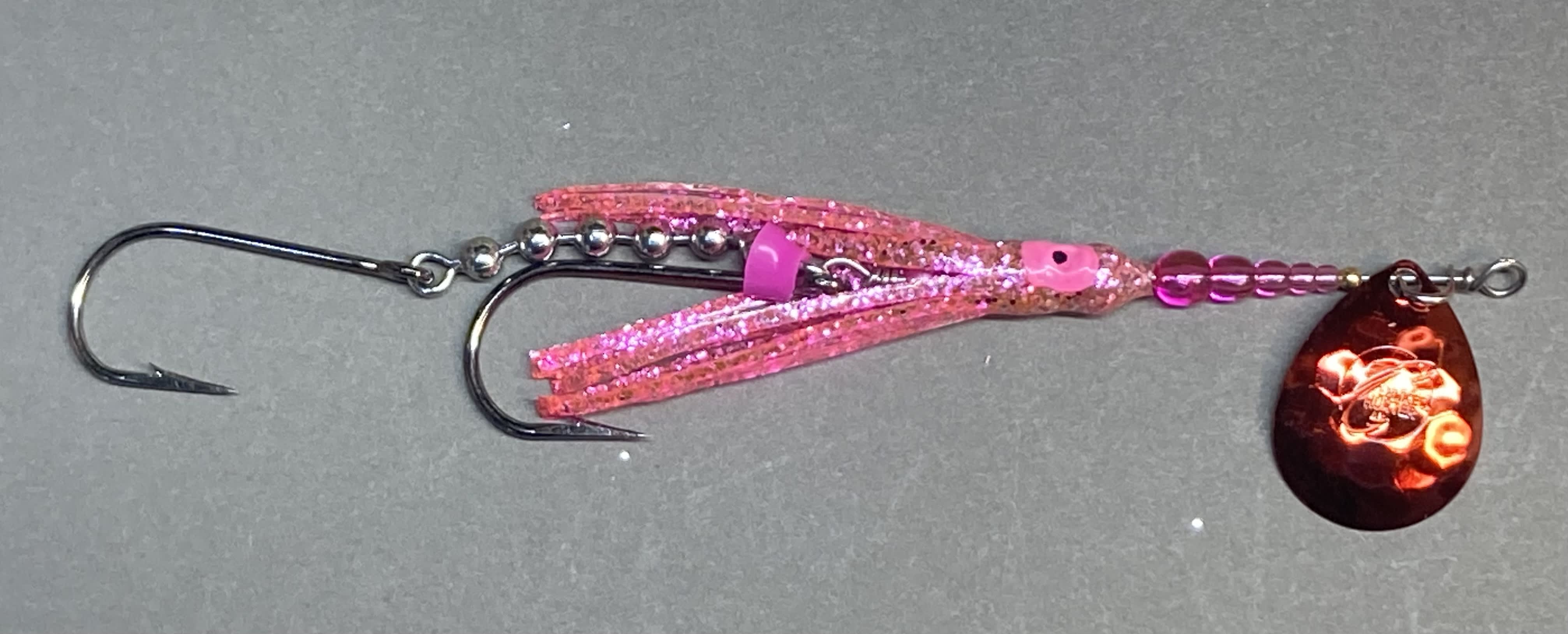 Dual Hook - Over Sparkle Pink - 3.5 GUMDROP Rigs - Savage Strike ...
