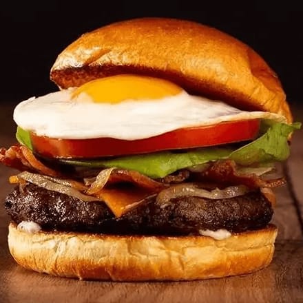 The Breakfast Burger (Beef) - Burger Top Picks - Ozzie’s Ice Cream ...