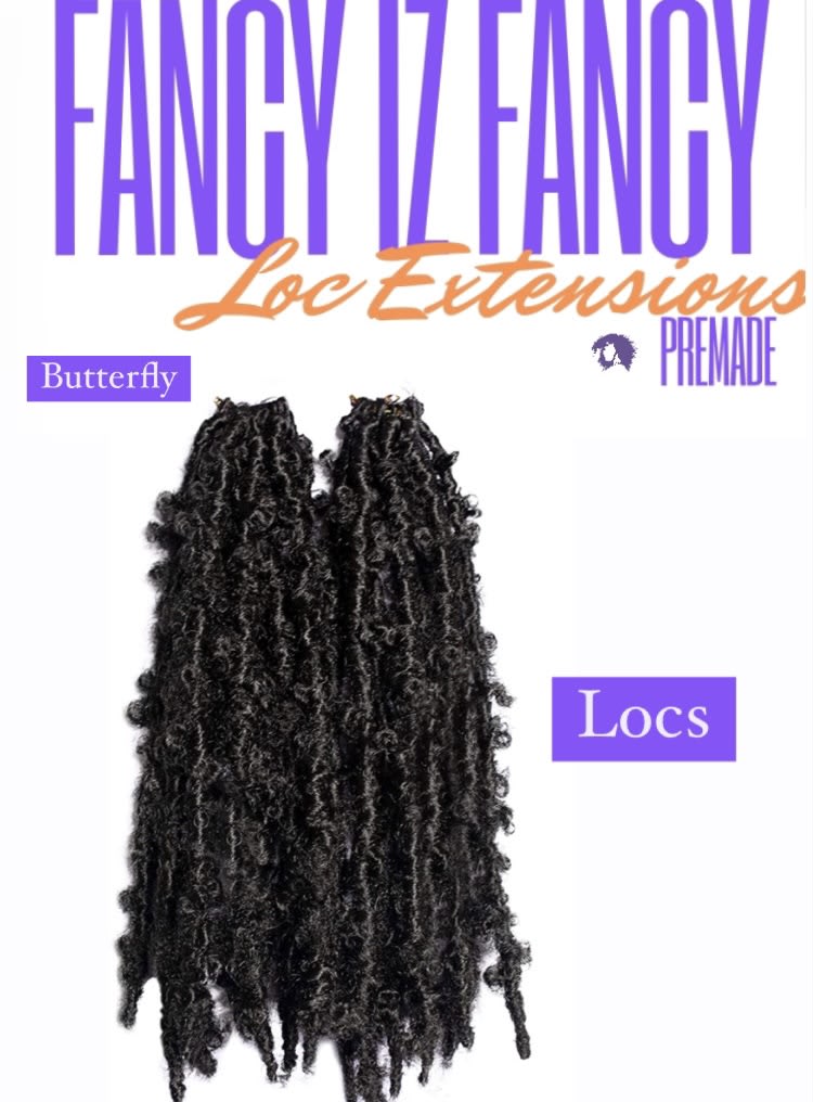 Premade-Butterfly Locs - Premade Loc Extensions - Extended Image ...