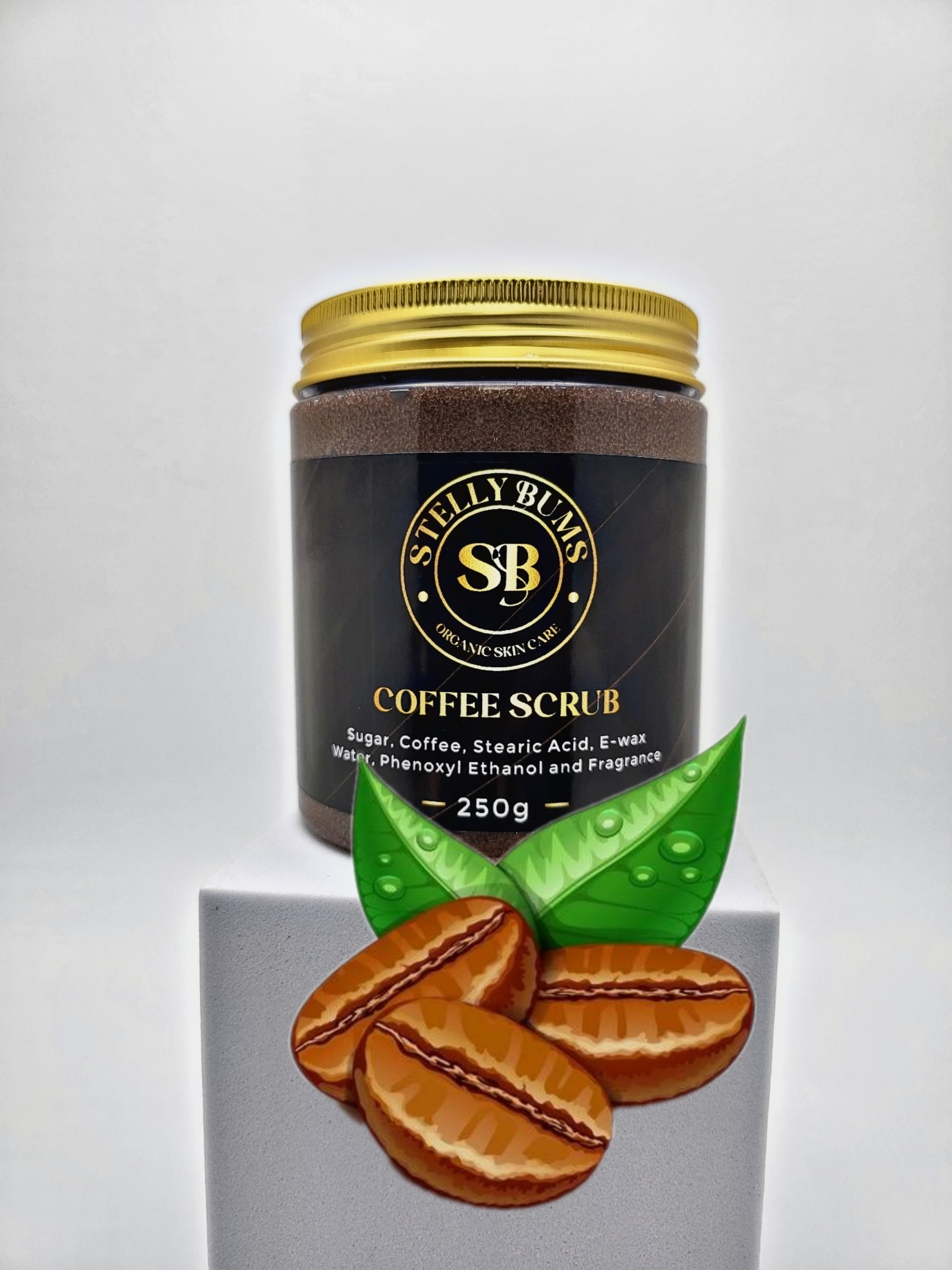 Coffee Exfoliating - Exfoliating Products - Stellybums LLC | Natural ...