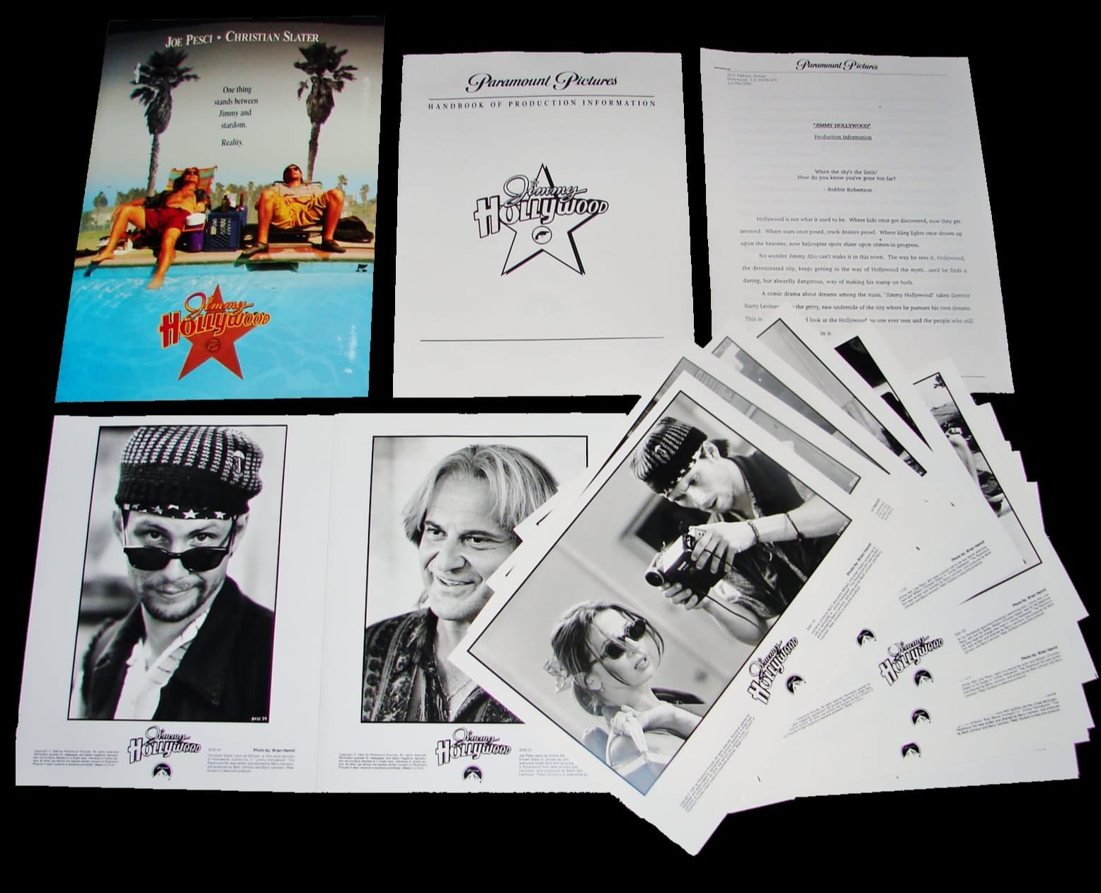 1994 JIMMY HOLLYWOOD Movie Press Kit - ⬜️ Movie Press Kits ⬜️⬜️⬜️⬜️⬜️⬜️ ...