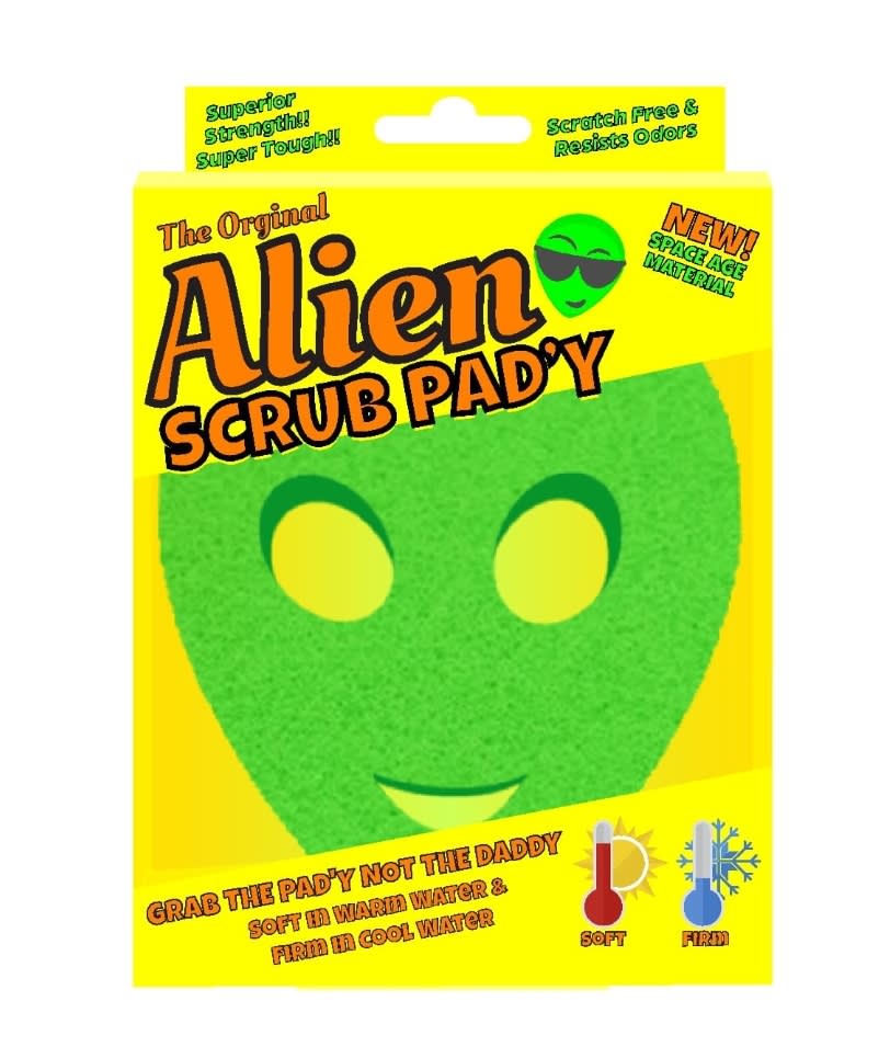 Alien Scrub Pad'y - Silicone Scrubbers