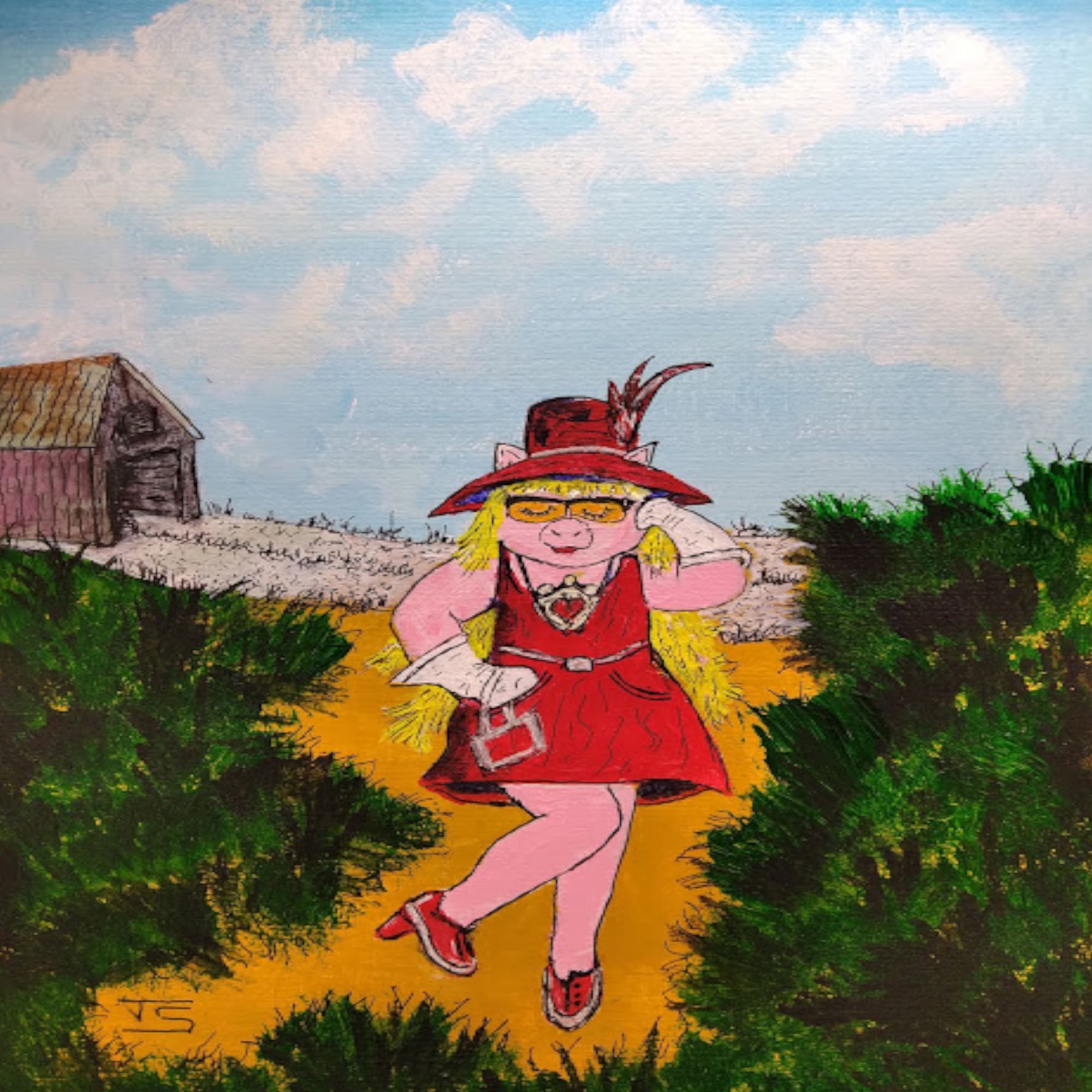 Miss Priss - Paintings - SenatorICAP | Artist and Composer in Conyers