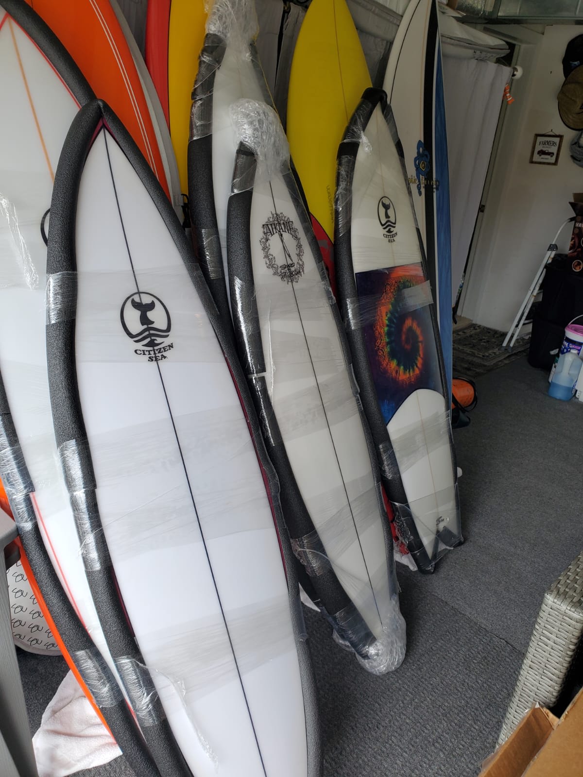 Handshaped and signed Original Trademark Surfboards from 5ft 2 to 6 ft